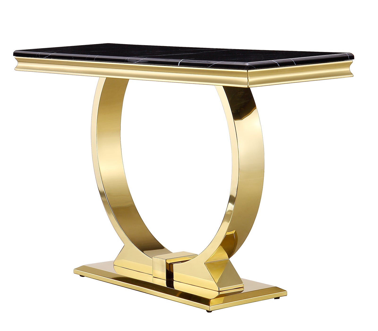 Gold Console Table Elevate Your Living Room with a Touch of Luxury
